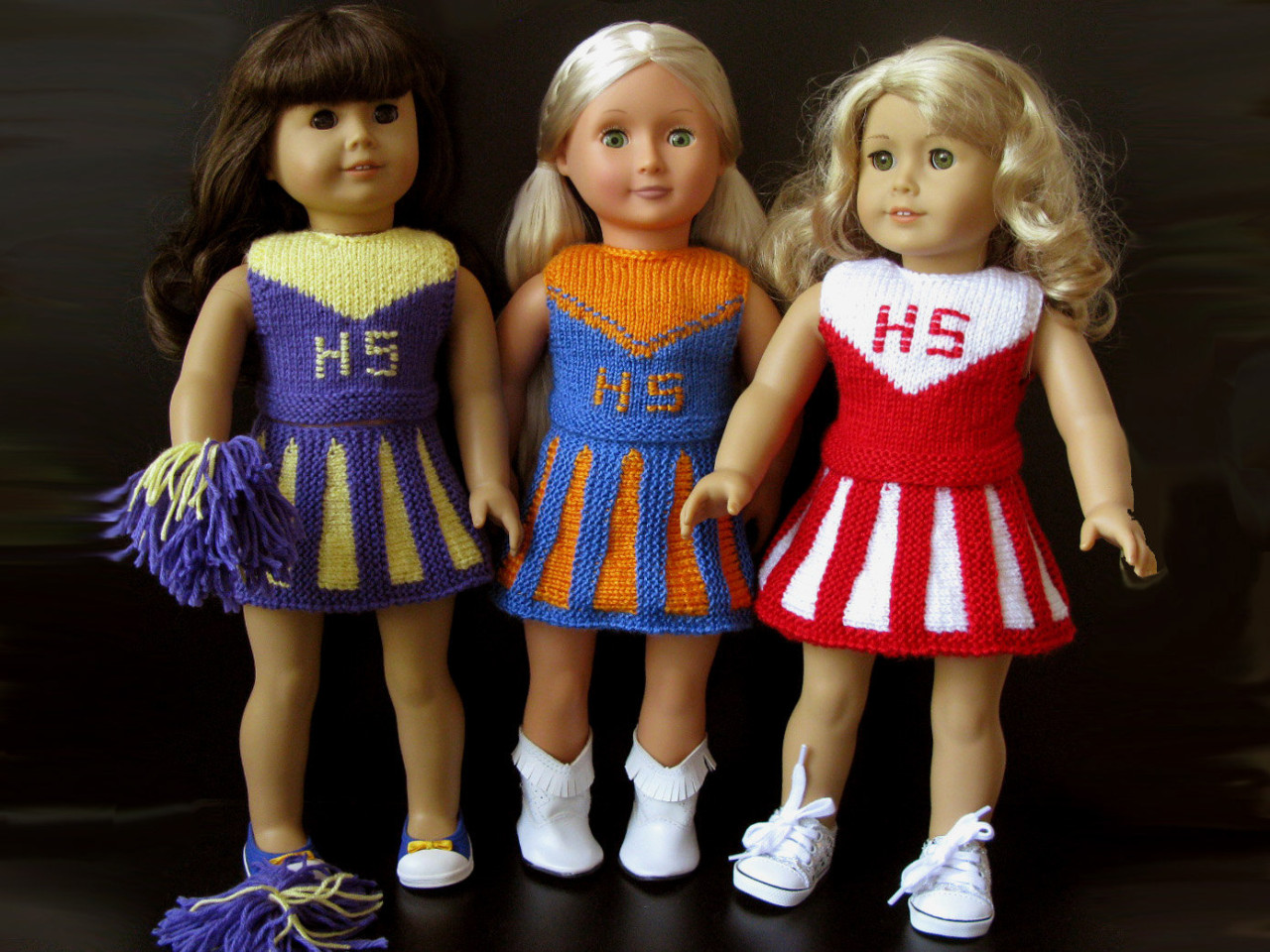 Cheerleader Doll Pattern - Knit N Play